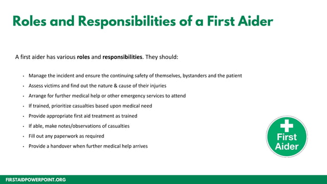 LESSON 1 INTRODUCTION TO SAFETY & FIRST AID.pptx | First Aid | Injuries