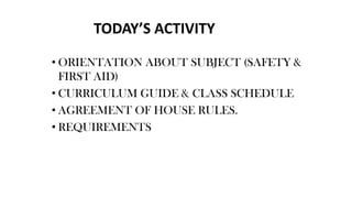 LESSON 1 INTRODUCTION TO SAFETY & FIRST AID.pptx