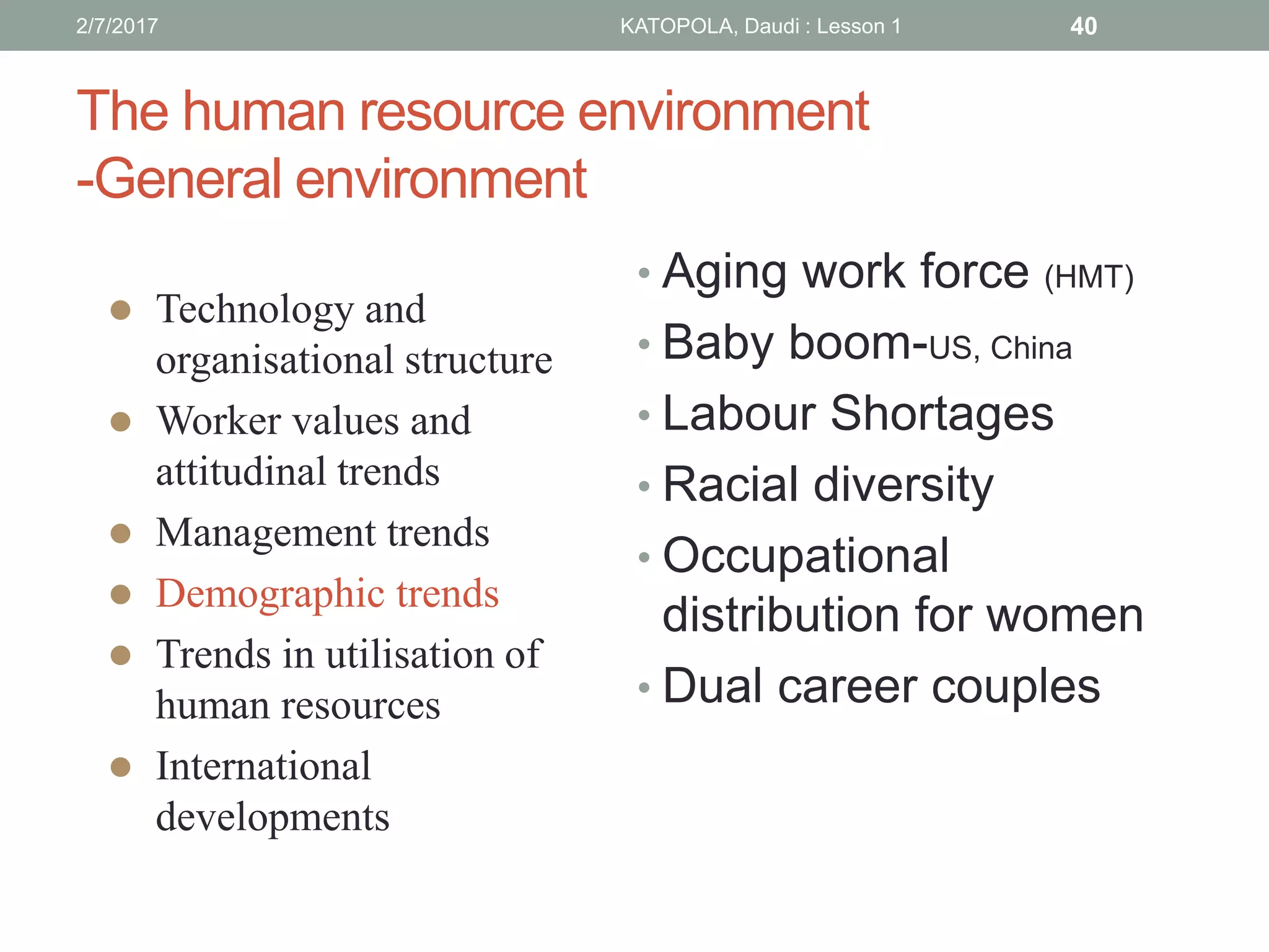 Lesson 1 introduction to shrm | PPTX