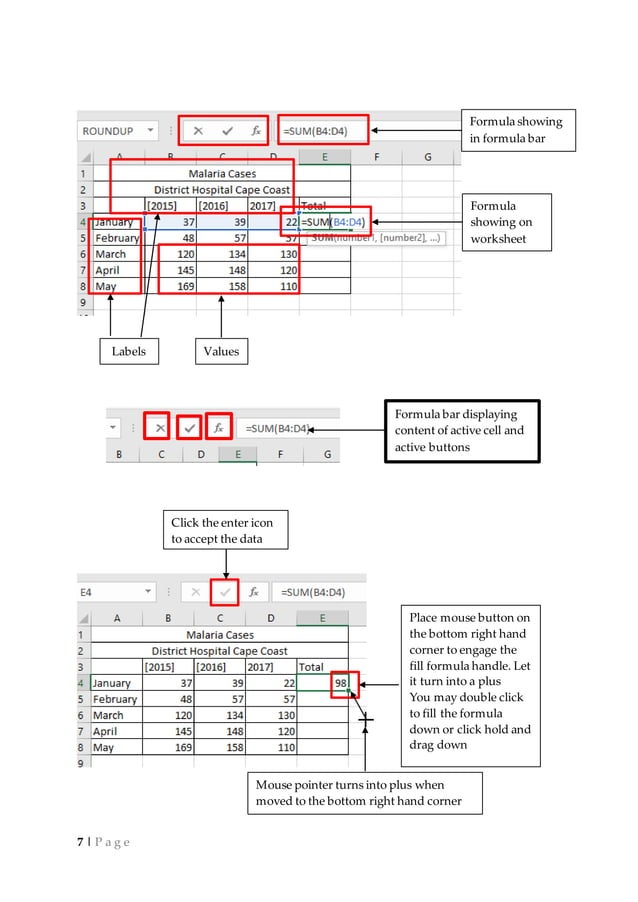 Lesson 1 introduction to spreadsheet | DOCX