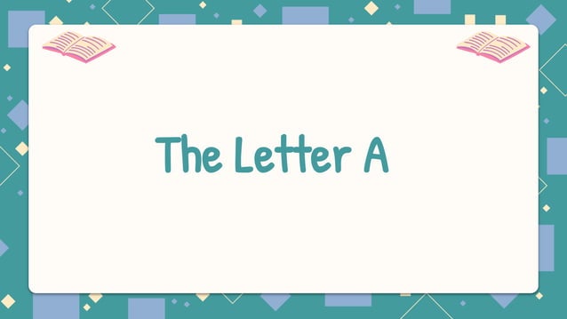 Lesson 1 Letter A and Number 1- Phonics.pptx