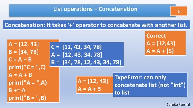 List and Dictionary in python | PPTX