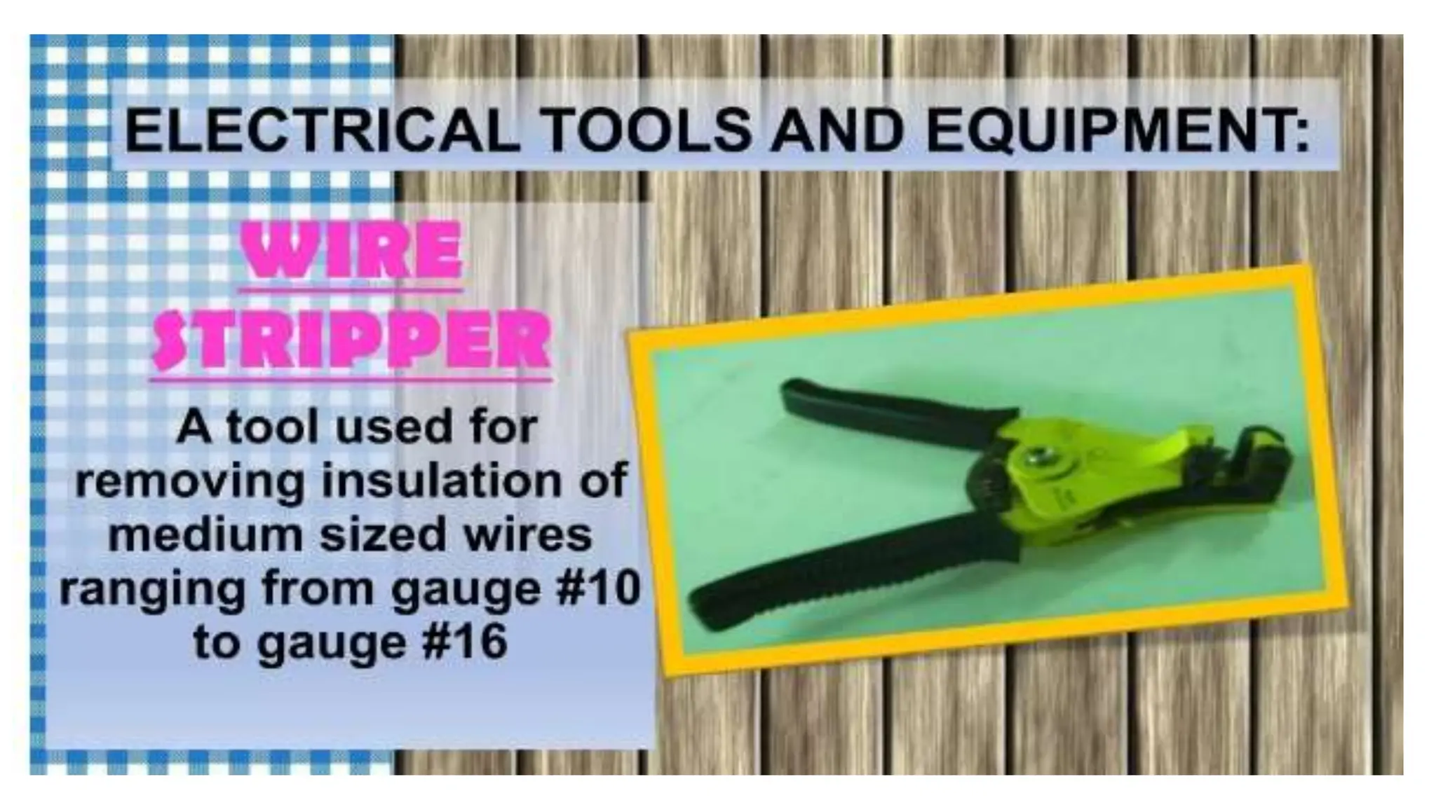 LESSON 1 LO1 EIM IDENTIFY ELECTRICAL SUPPLIES MATERIALS AND TOOLS.pptx