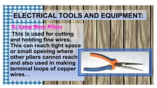LESSON 1 LO1 EIM IDENTIFY ELECTRICAL SUPPLIES MATERIALS AND TOOLS.pptx