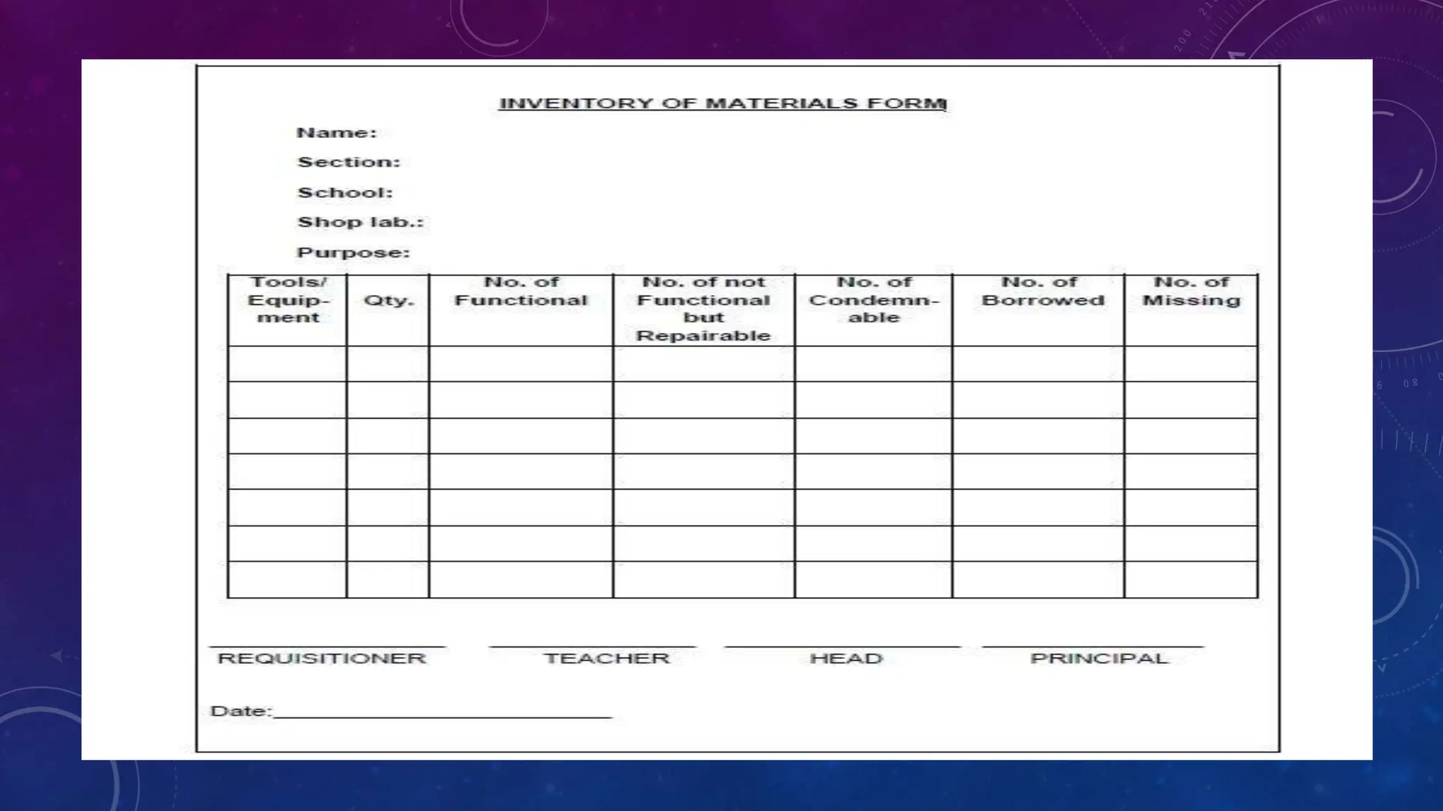 LESSON 1 LO2 EIM REQUEST APPROPRAITE SUPPLIES MATERIALS AND TOOLS FOR SPECIFIC JOB.pptx ...