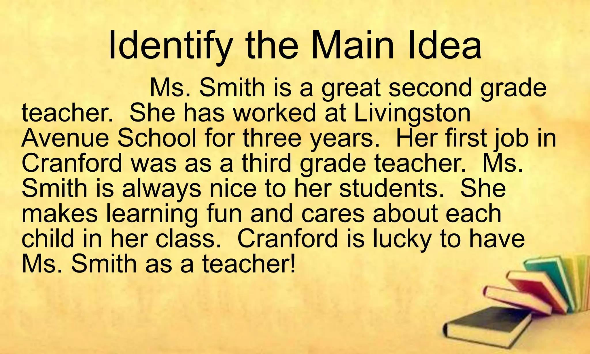 Finding the Main Idea | PPTX