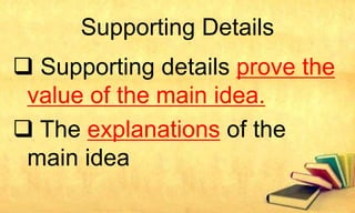 Finding the Main Idea | PPTX