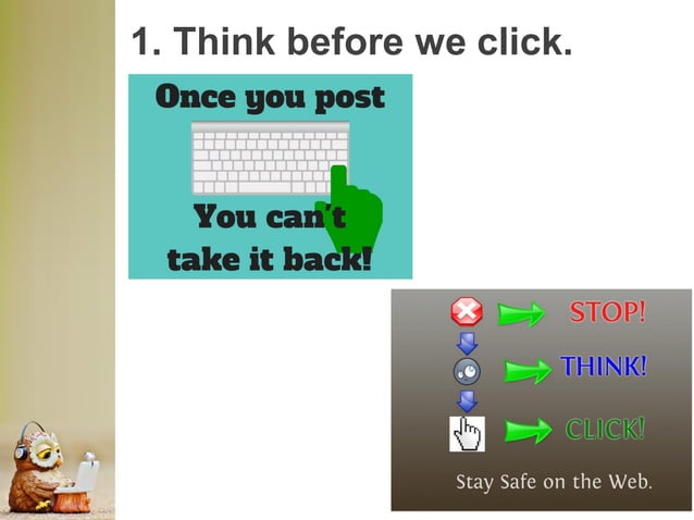 Lesson 1 maintaining internet safety(unit 1) | PDF