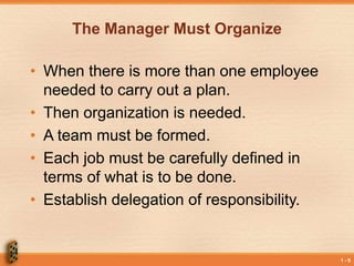 Lesson 1 Managing and the Managers Job | PPT