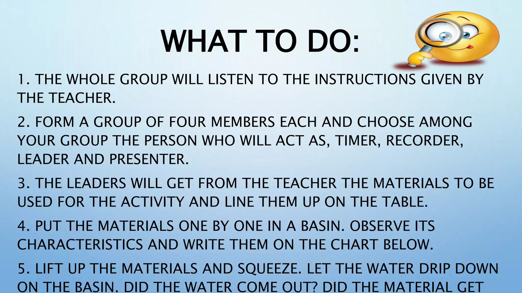 LESSON 1; Materials that Absorb Water.pptx