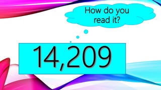 Reading and Writing of Numbers | PPTX