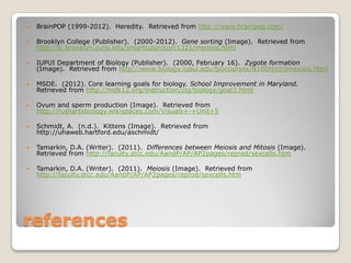 Lesson 1 mendelian genetics & heredity | PPTX