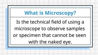 learn the history, parts, and functions of microscope | PPTX