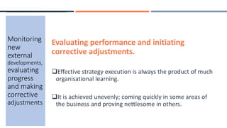 Lesson 1 monitoring new external developments, evaluating progress and making corrective ...