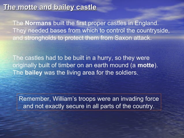 Lesson 1 motte_and_bailey_castles | PPT