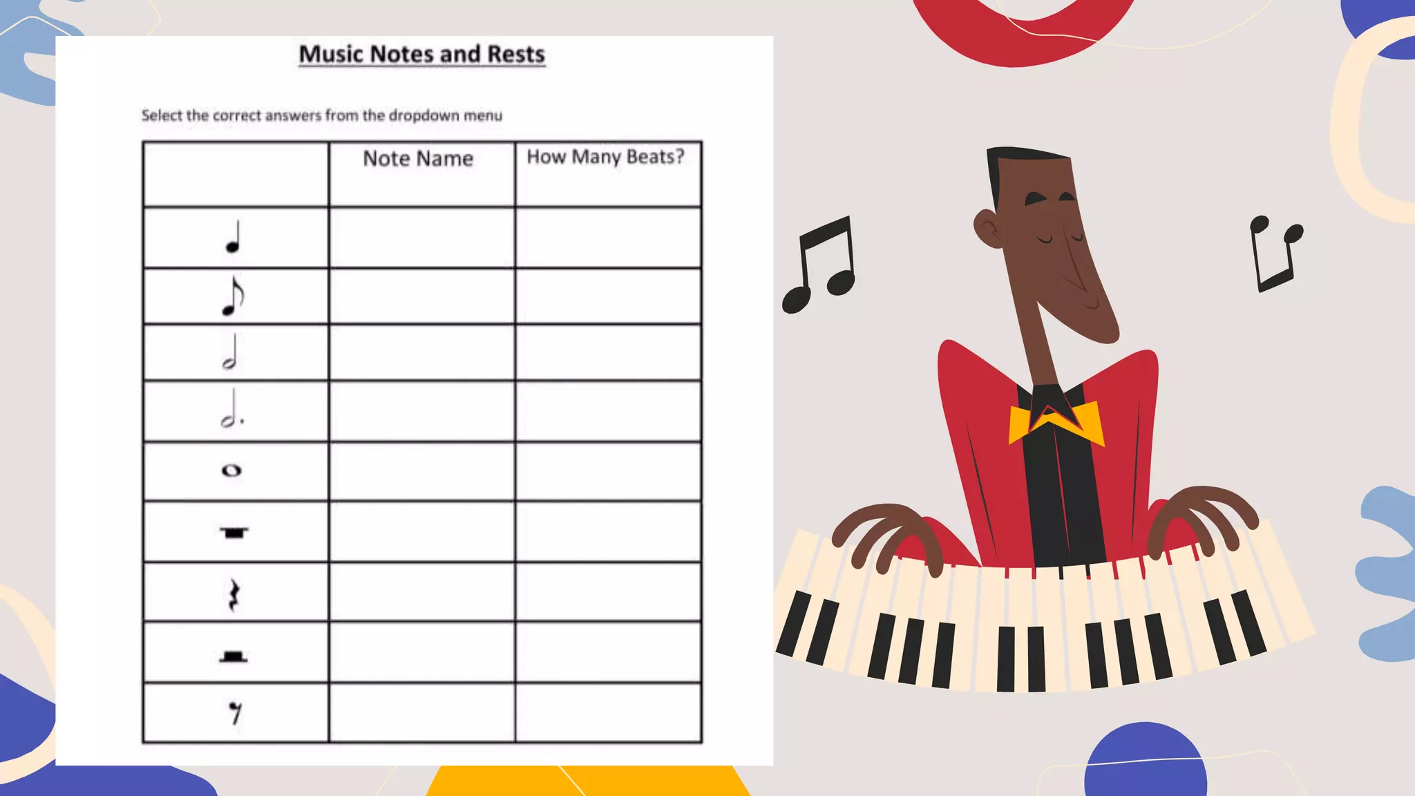 Lesson 1 Music -NOTES and RESTS.pptx