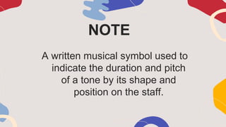 Lesson 1 Music -NOTES and RESTS.pptx