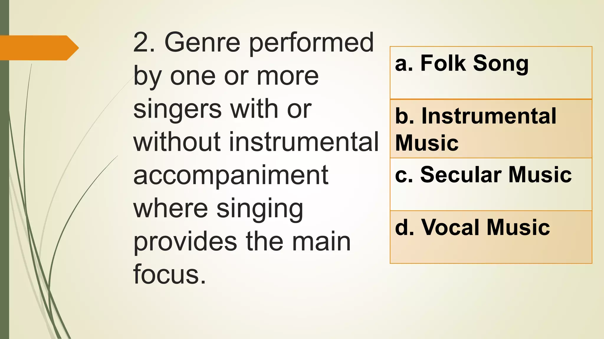 MUSIC 7 1ST QUARTER LESSON 1- music of luzon lowlands folk music | PPTX