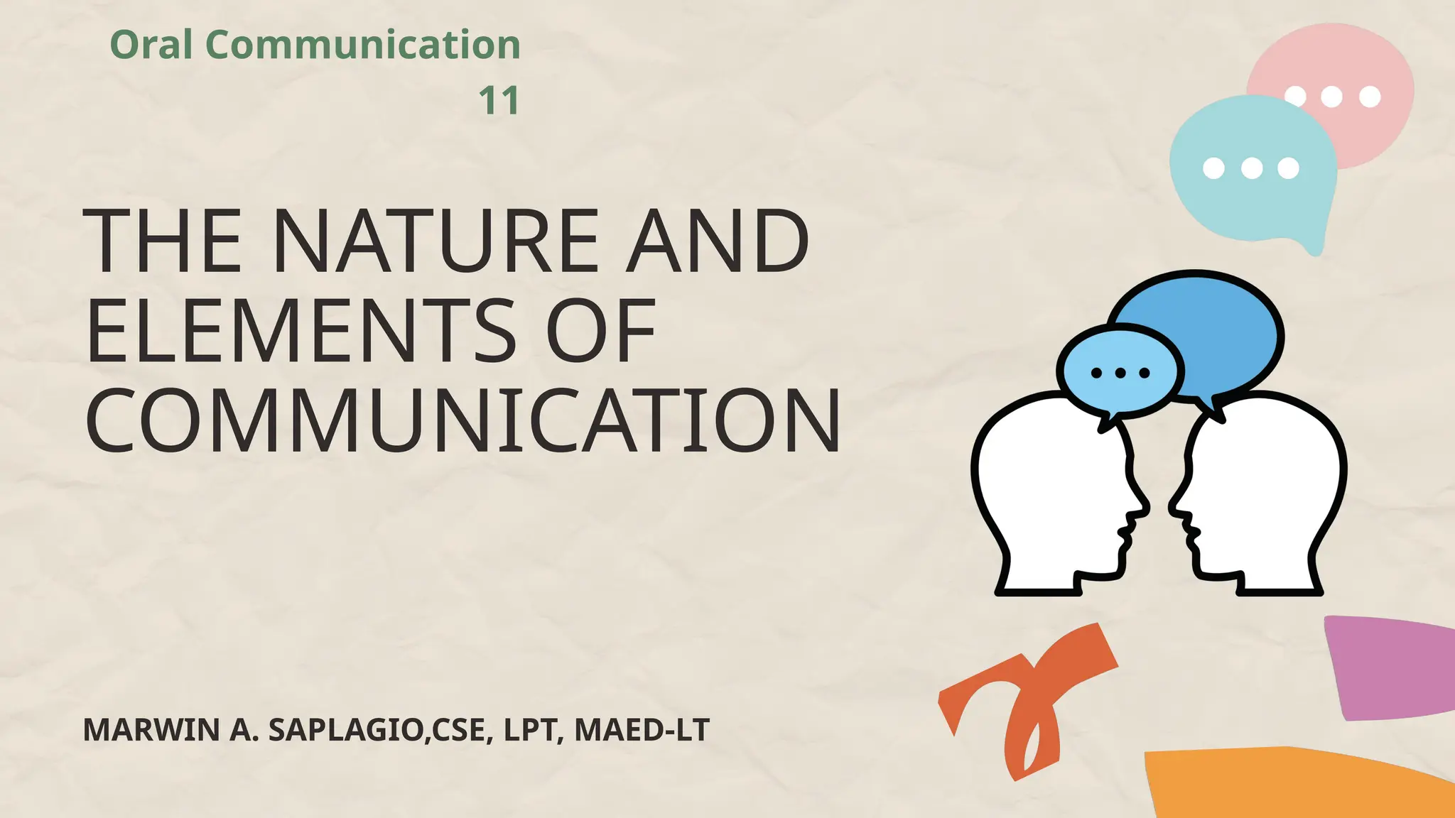 Lesson 1 Nature and Elements of communication.pptx