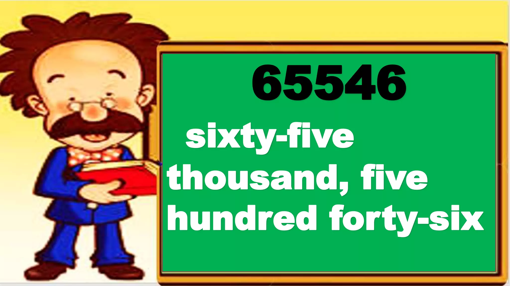 reading and Writing Large Numbers | PPTX