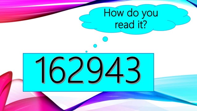 reading and Writing Large Numbers | PPTX