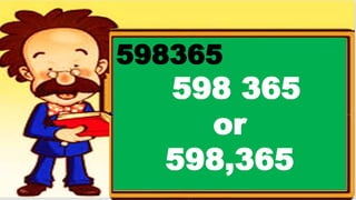 reading and Writing Large Numbers | PPTX