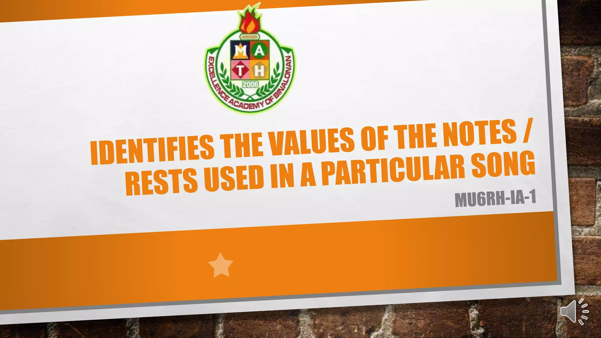 MUSIC 6 NOTES AND RESTS | PPTX