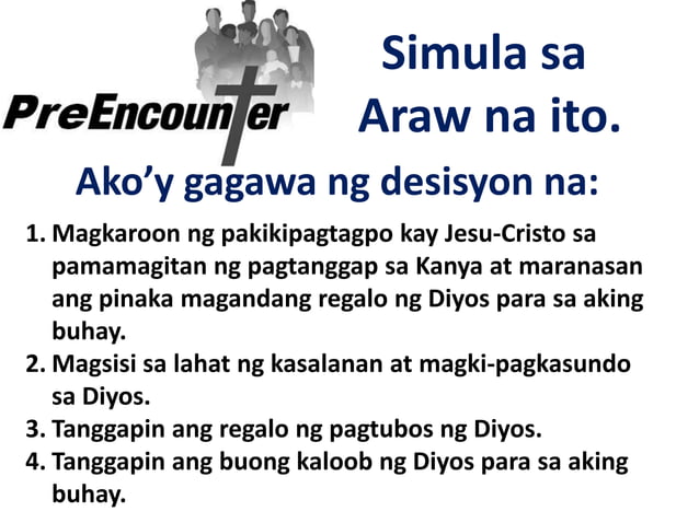 Lesson 1 of pre encounter four wonderful opportunities | PPTX