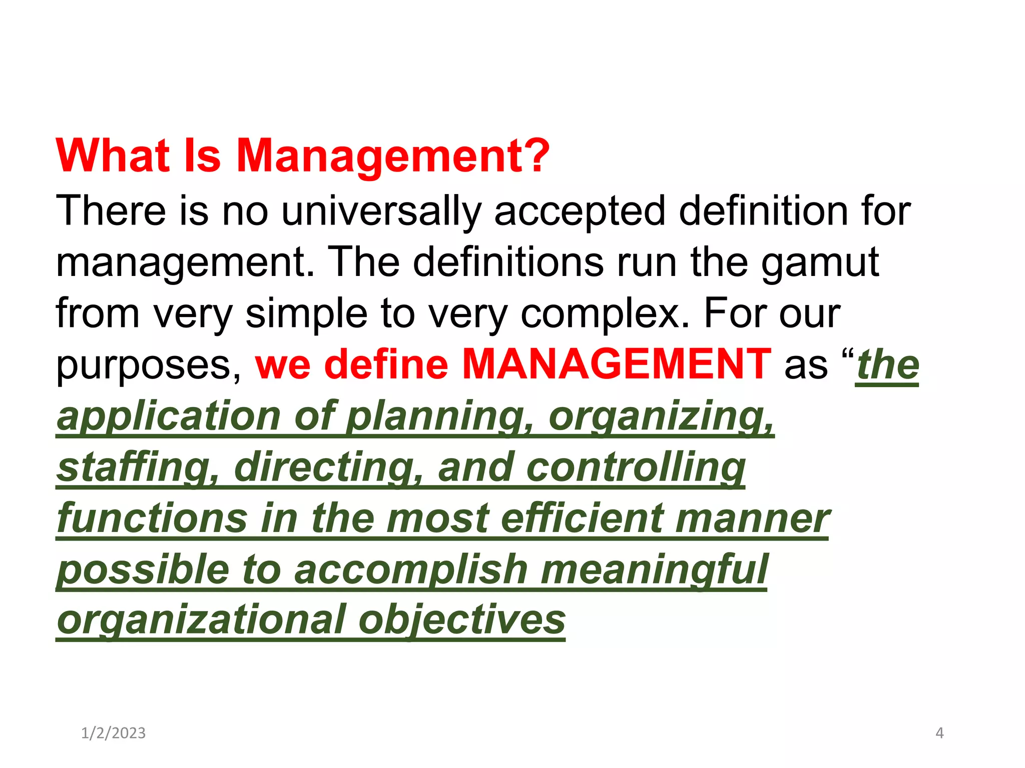 Lesson 1 OMTE 001 An Introduction to Principles of Management ...
