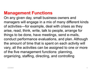 Lesson 1 OMTE 001 An Introduction to Principles of Management ...