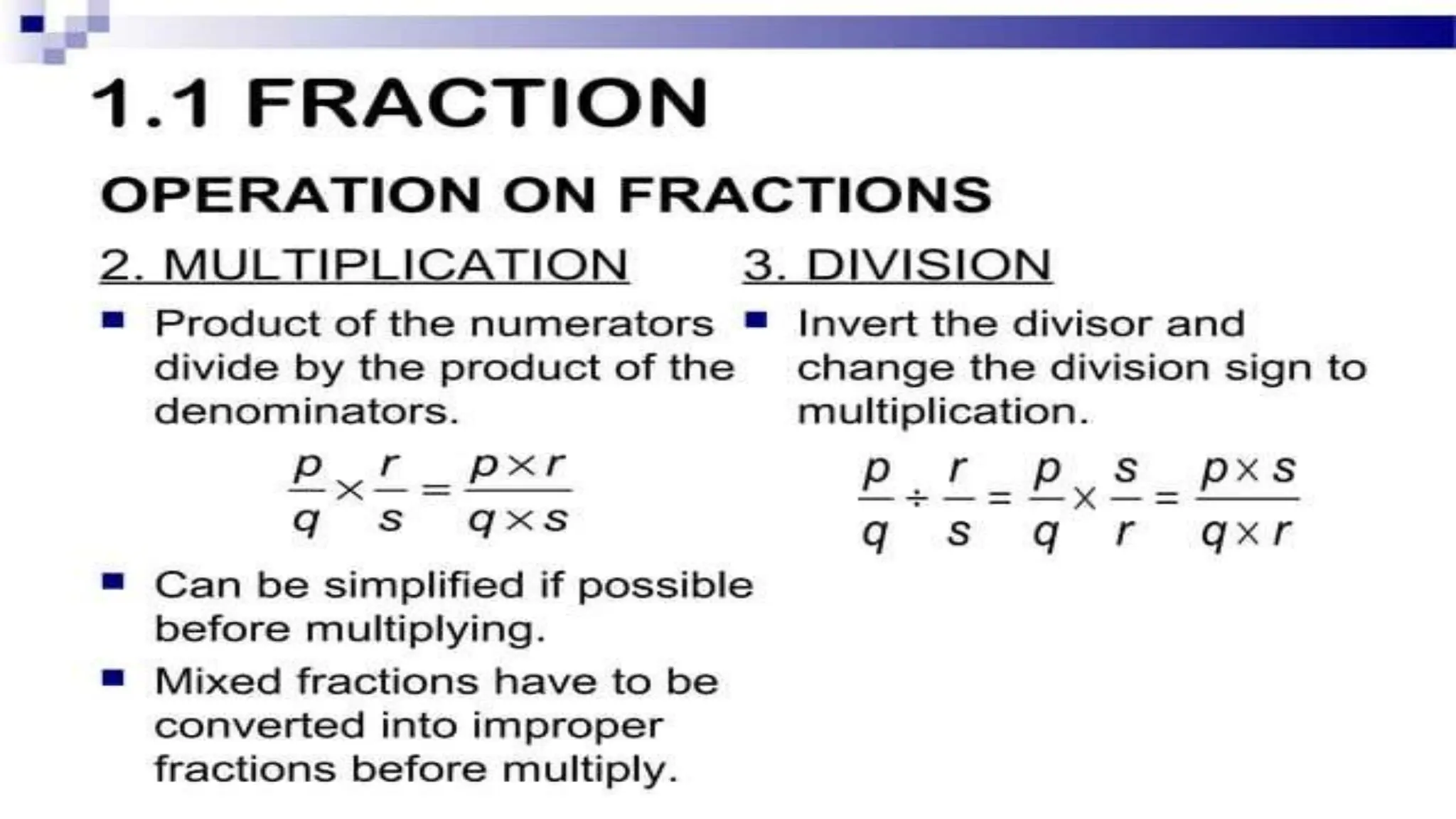 Lesson 1 Operations of Fractions, Decimal, and Percent.pptx