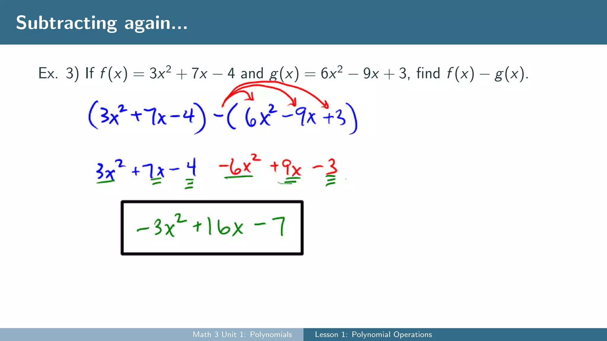 Lesson 1 operations slides notes | PPT