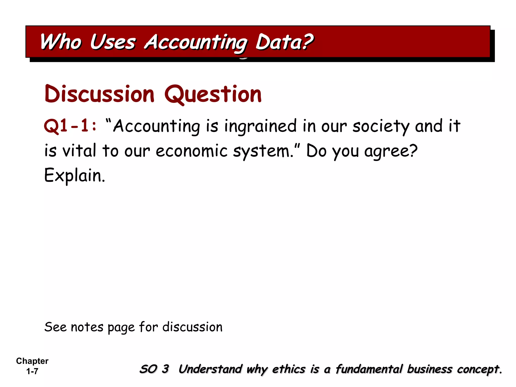Lesson 1 overview of principles of accounting | PPT