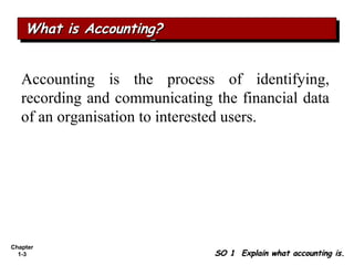 Lesson 1 overview of principles of accounting | PPT