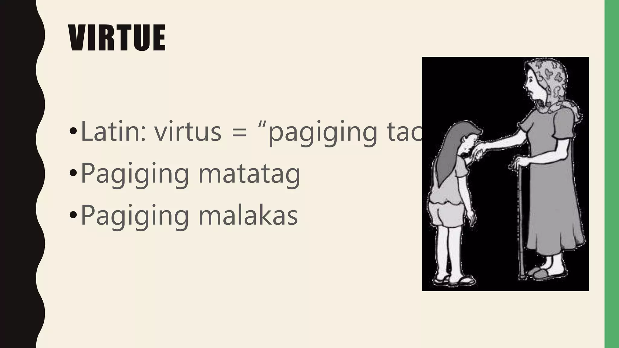 Lesson 1 pagpapahalaga at birtud | PPTX