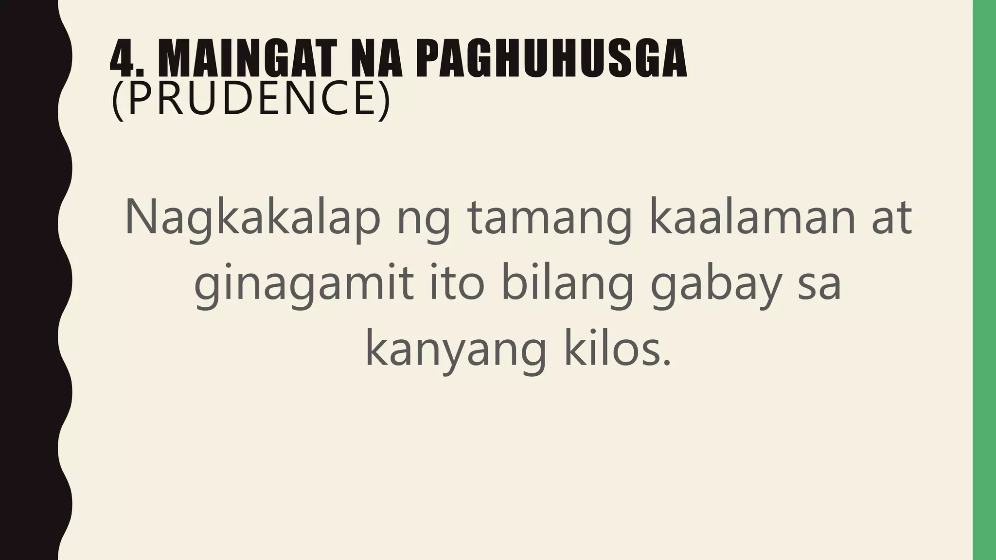Lesson 1 pagpapahalaga at birtud | PPTX