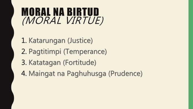 Lesson 1 pagpapahalaga at birtud | PPTX