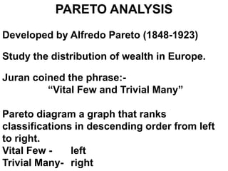 Lesson 1 pareto analysis | PPTX