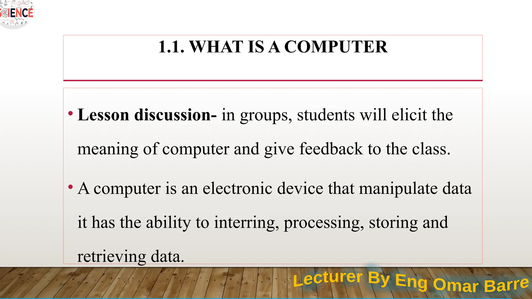 Lesson 1 Part 1 in basics of Computer.ppt