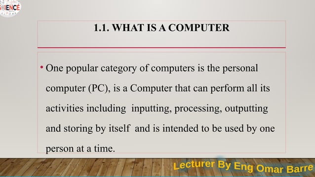 Lesson 1 Part 1 in basics of Computer.ppt