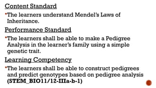 Lesson 1: The Pedigree Analysis in Bio 1.pptx