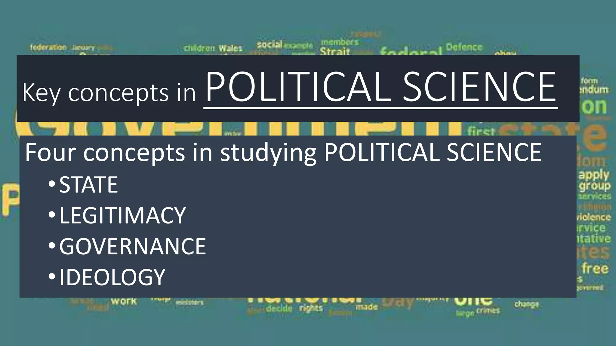 Lesson 1 philippine politics and governance | PPTX