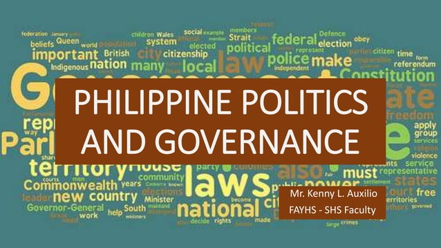 Lesson 1 philippine politics and governance | PPTX | Political Issues ...