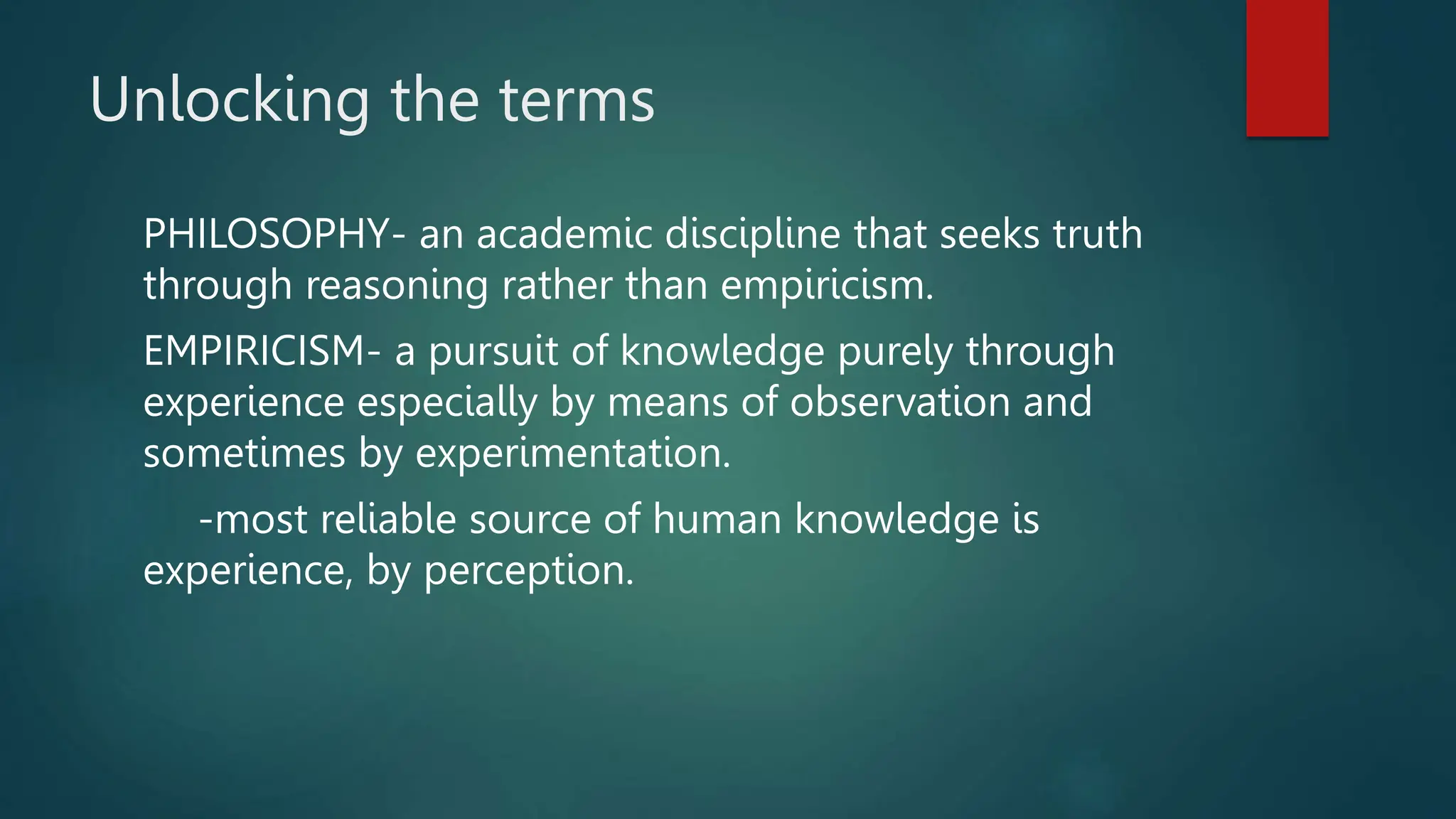 Lesson 1 introduction to the Philosophy of the human person | PPTX