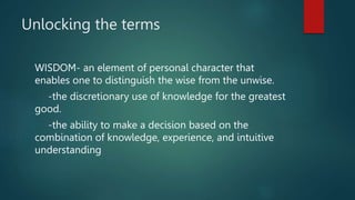 Lesson 1 introduction to the Philosophy of the human person | PPTX