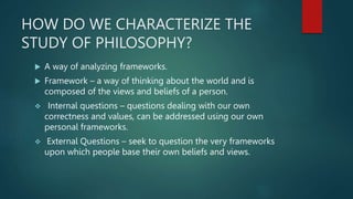 Lesson 1 introduction to the Philosophy of the human person | PPTX ...