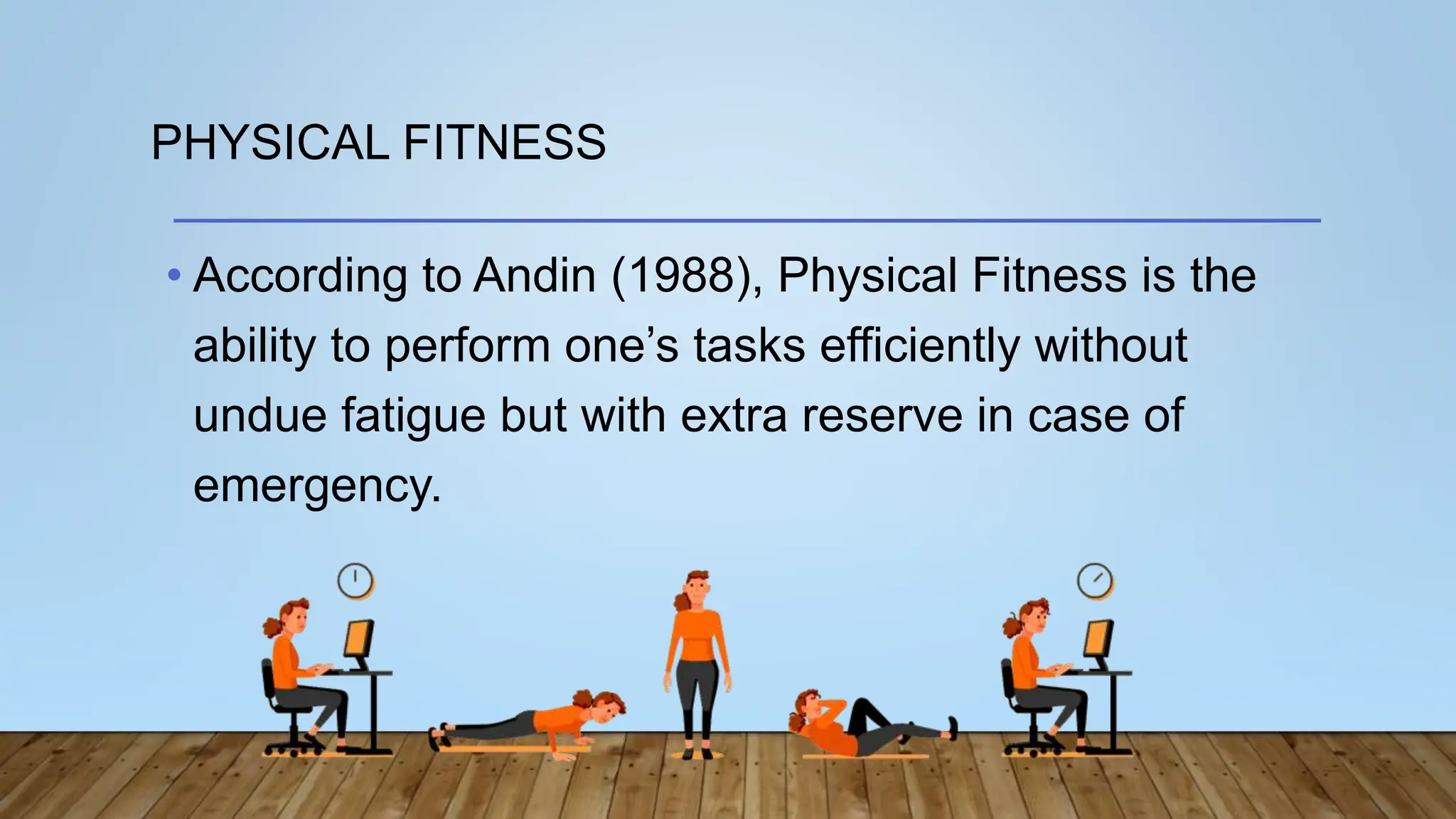 Lesson 1 physical education (1) learning of being physically fit | PPTX