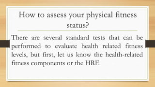 physical fitness lesson for senior high school students | PPTX