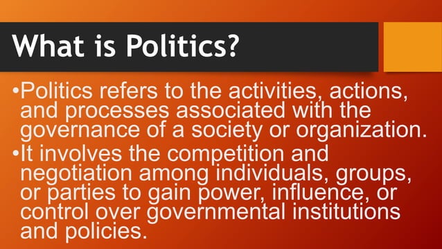 Lesson 1 Politics, Governance and Other Key Concepts.pptx | Political ...