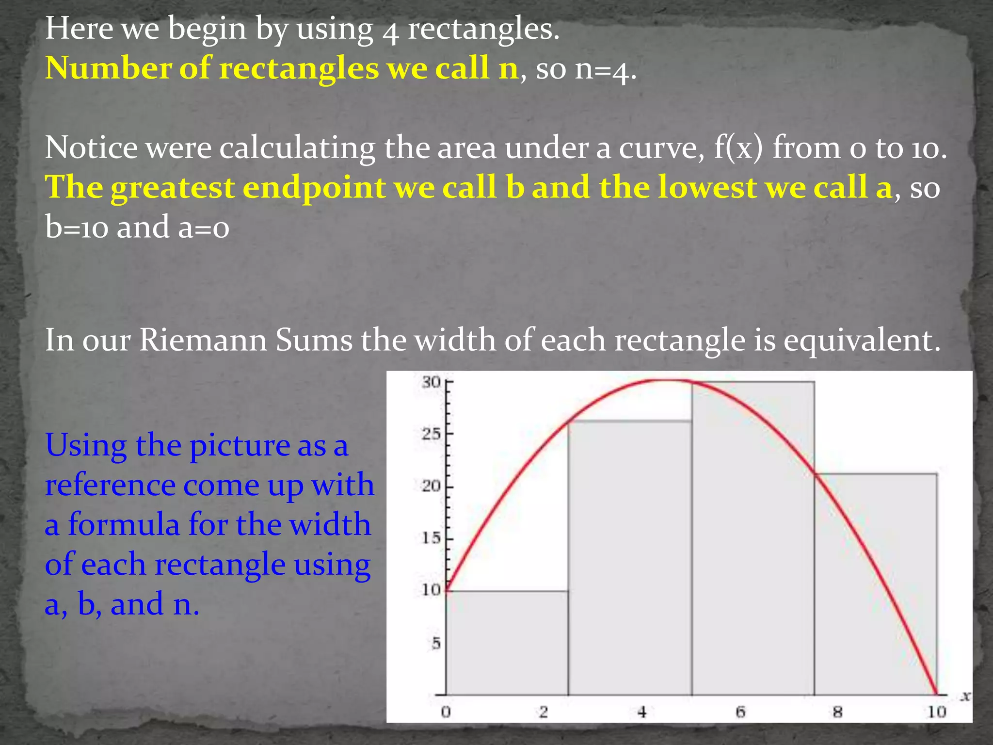 Riemann's Sum | PPTX